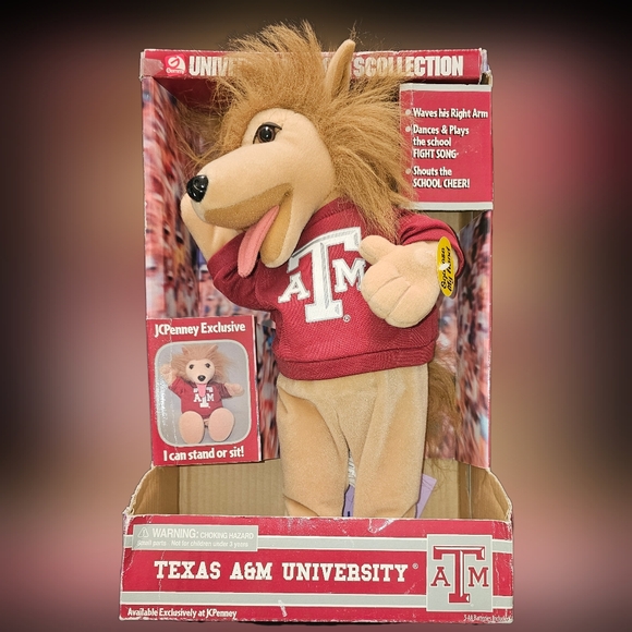Gemmy | Other | Texas Am Aggies Jc Penny Exclusive University Mascots ...
